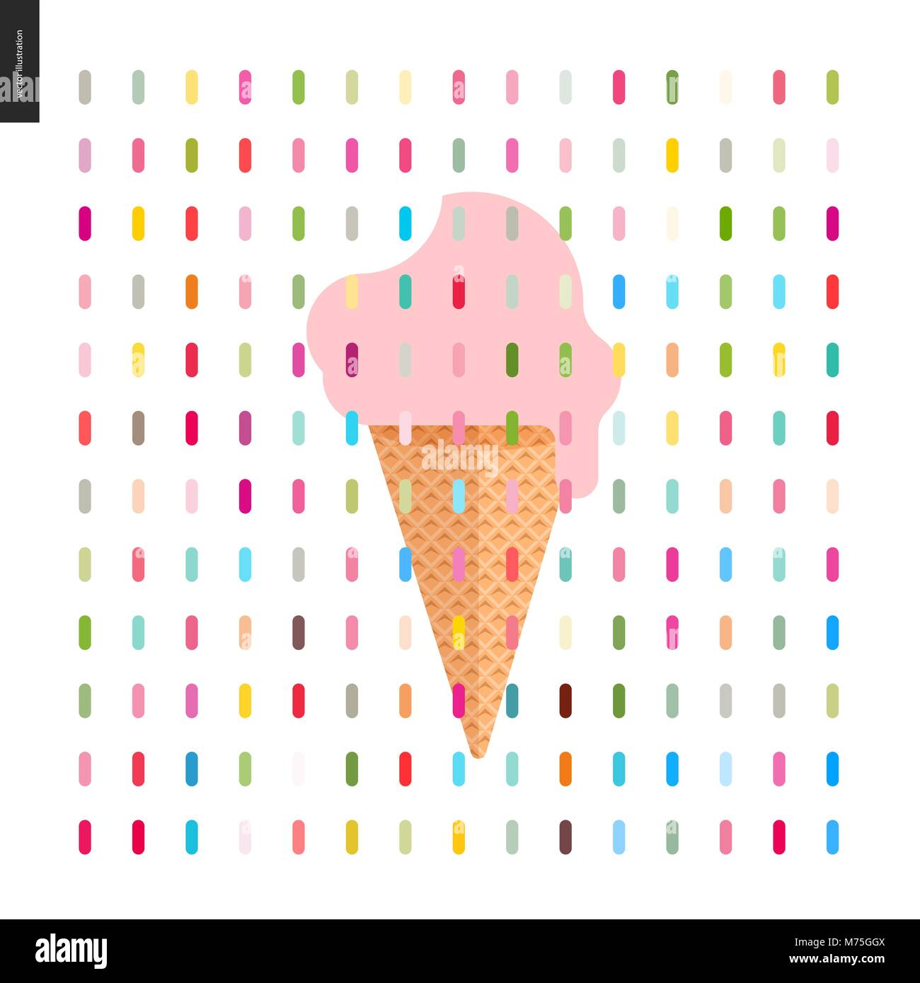 Soft fruit cream Stock Vector Images - Alamy