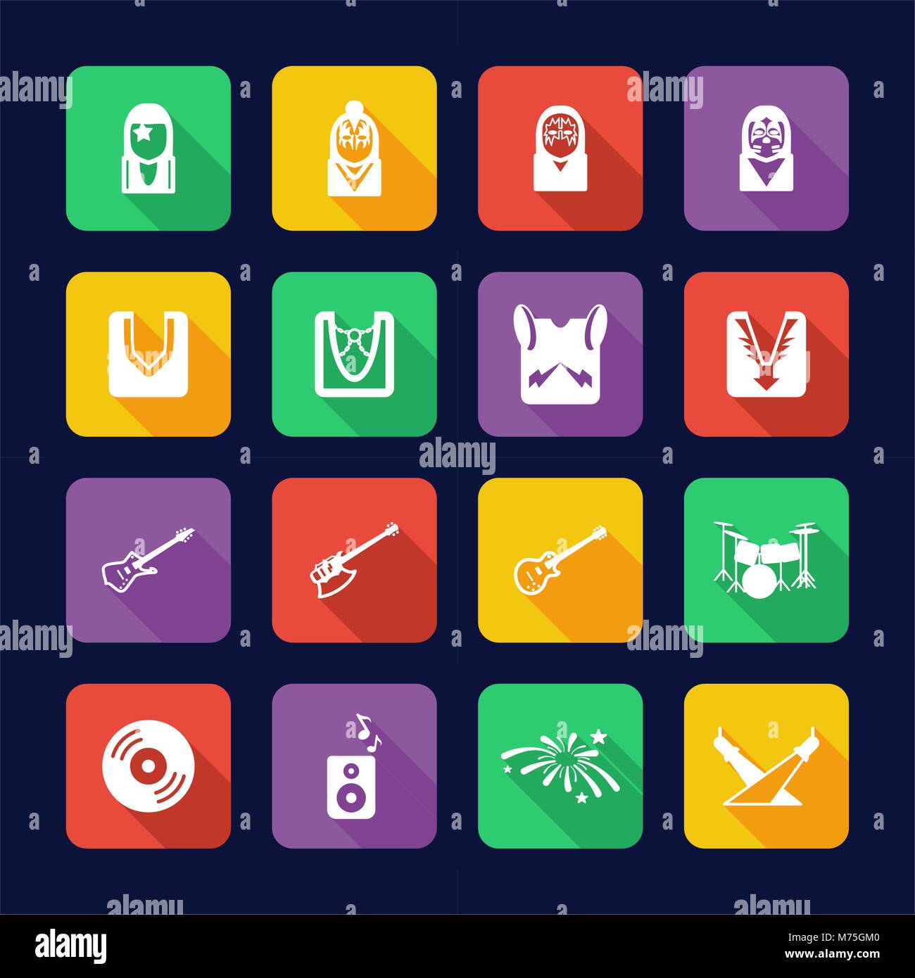 Kiss Icons Flat Design Stock Vector Image & Art - Alamy