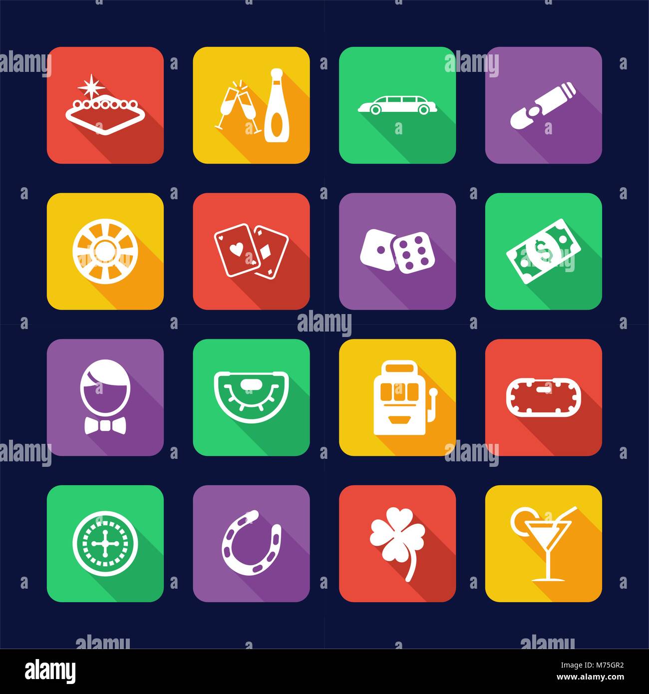 Las vegas hotel Stock Vector Images - Alamy