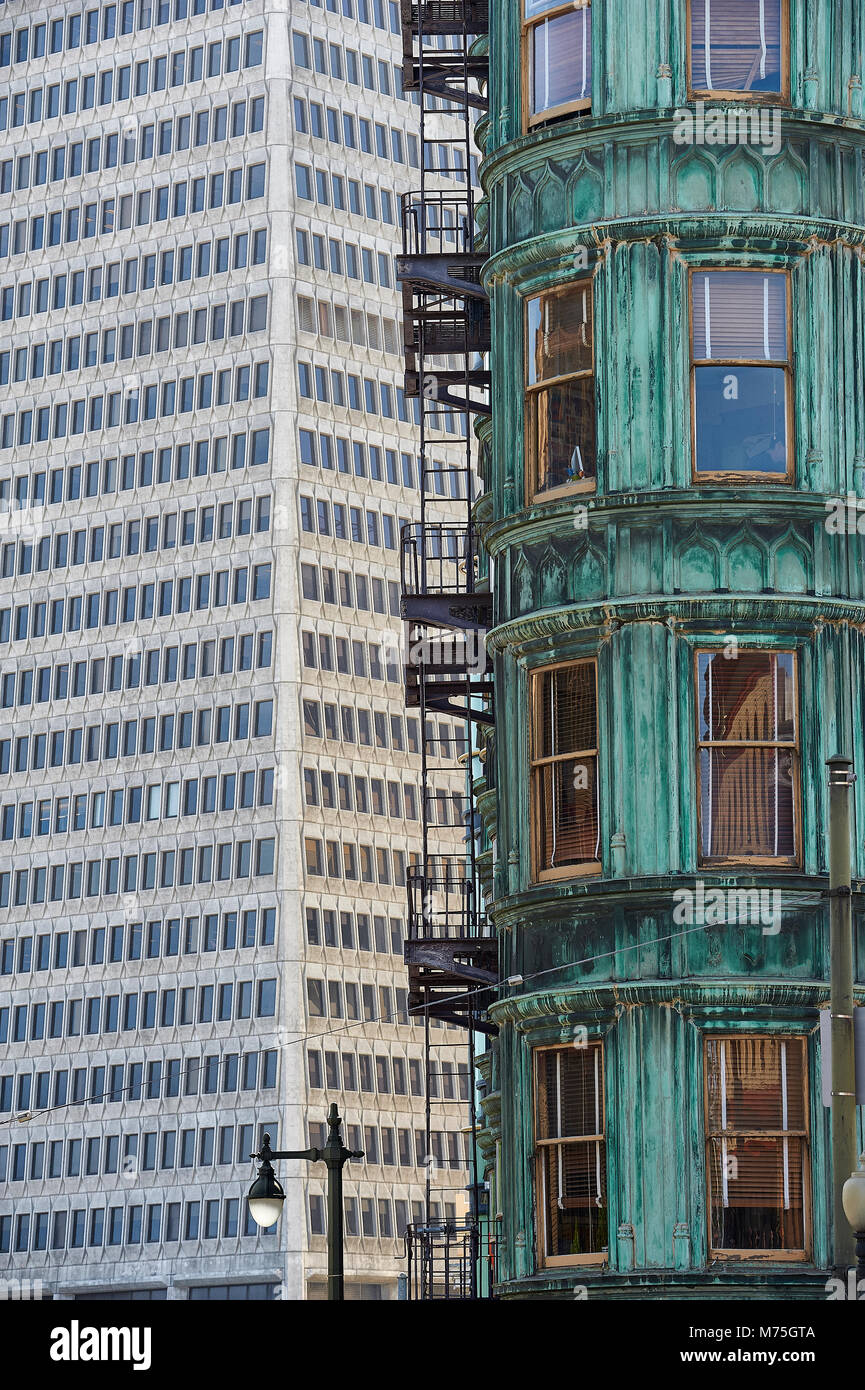 Columbus Tower (aka. the Sentinel Building) and the Transamerica ...