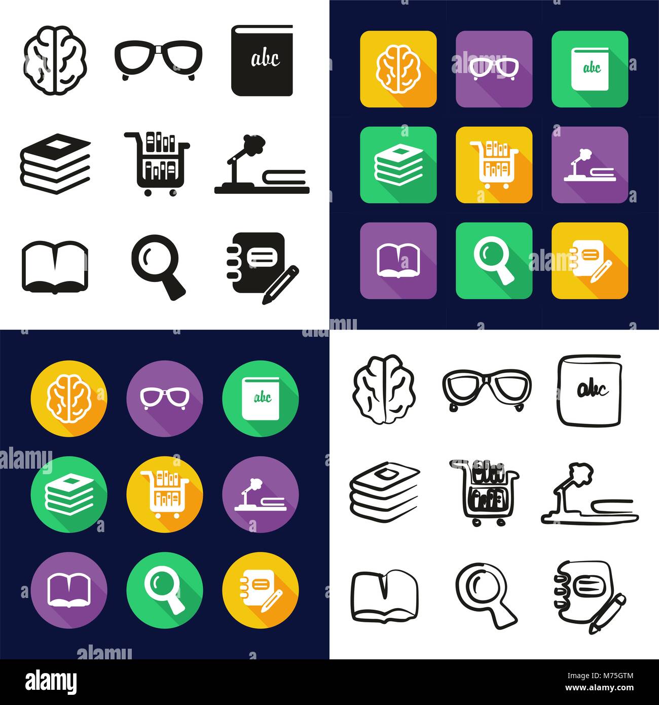 Black college student in classroom Stock Vector Images - Alamy