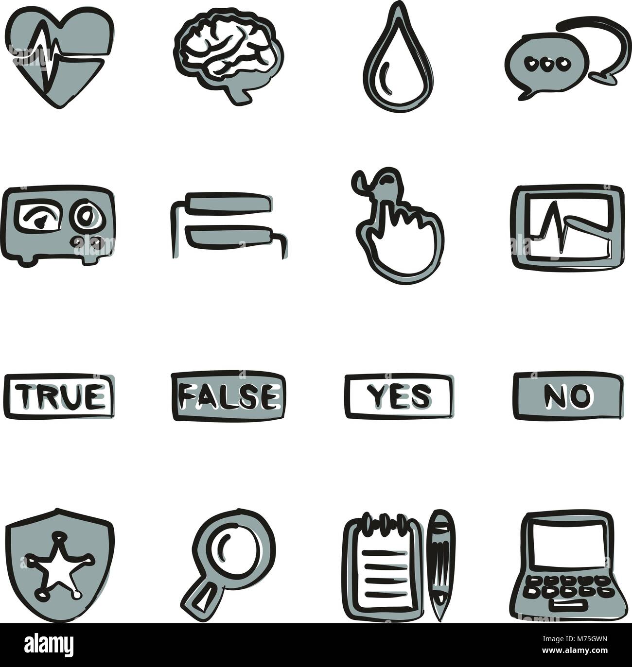 Computer Polygraph Test Lie Detector High Resolution Stock Photography ...