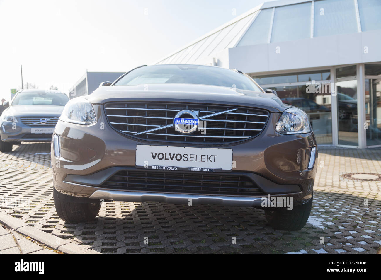Volvo logo hi-res stock photography and images - Alamy