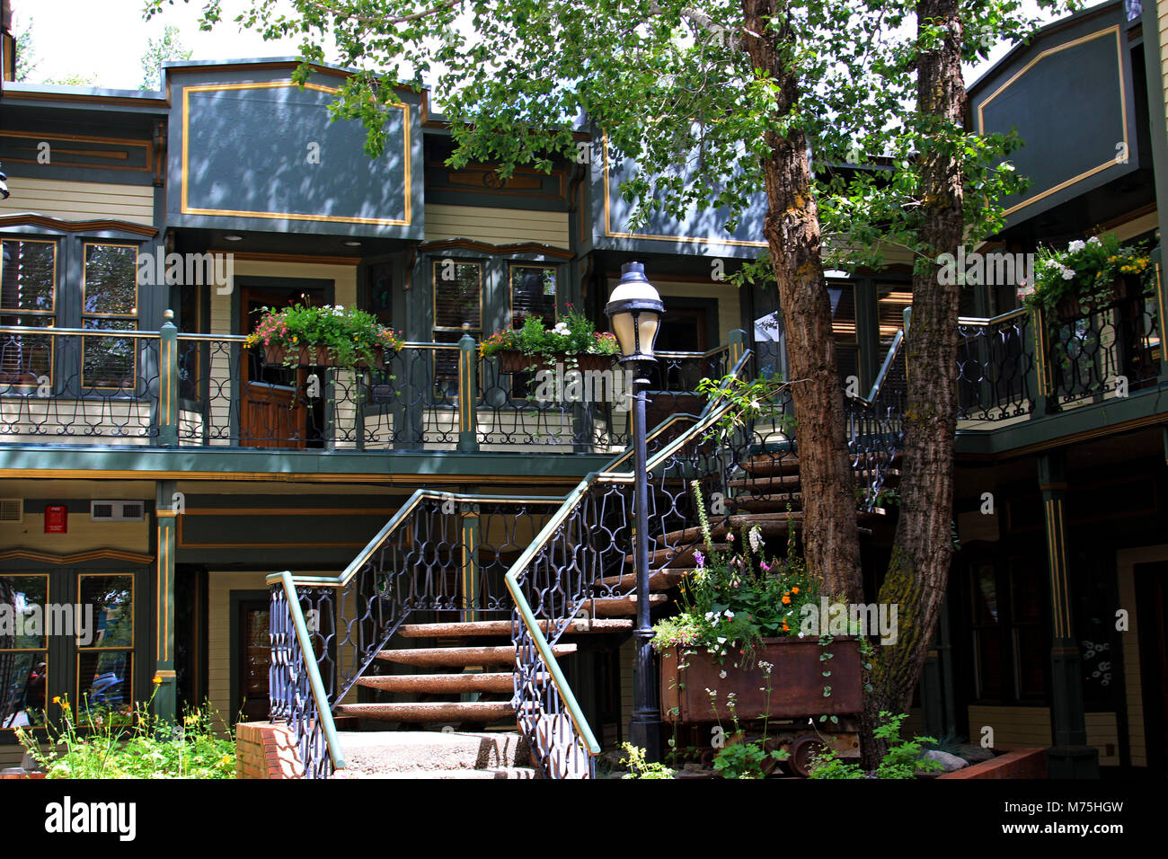 Downtown shopping in Breckenridge, Colorado Stock Photo - Alamy
