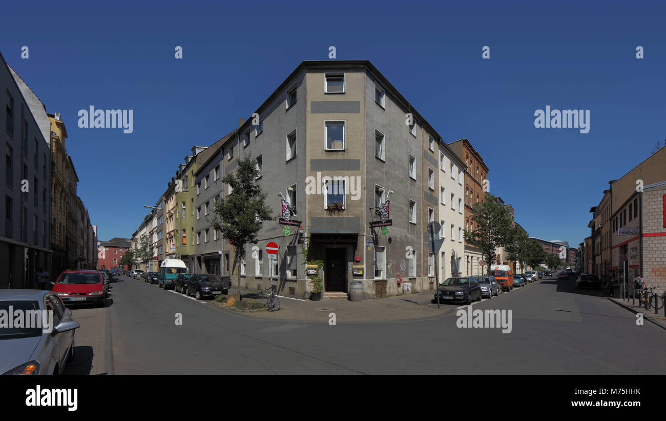Tenement Building in Cologne-Kalk Stock Photo - Alamy