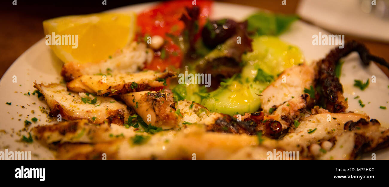 Traditional greek food served hi-res stock photography and images - Alamy