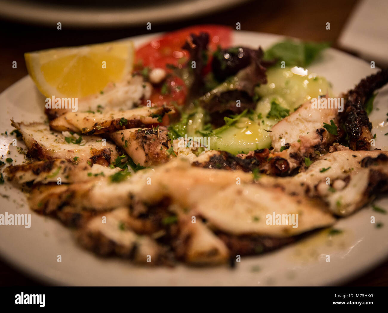 Traditional greek food served hi-res stock photography and images - Alamy