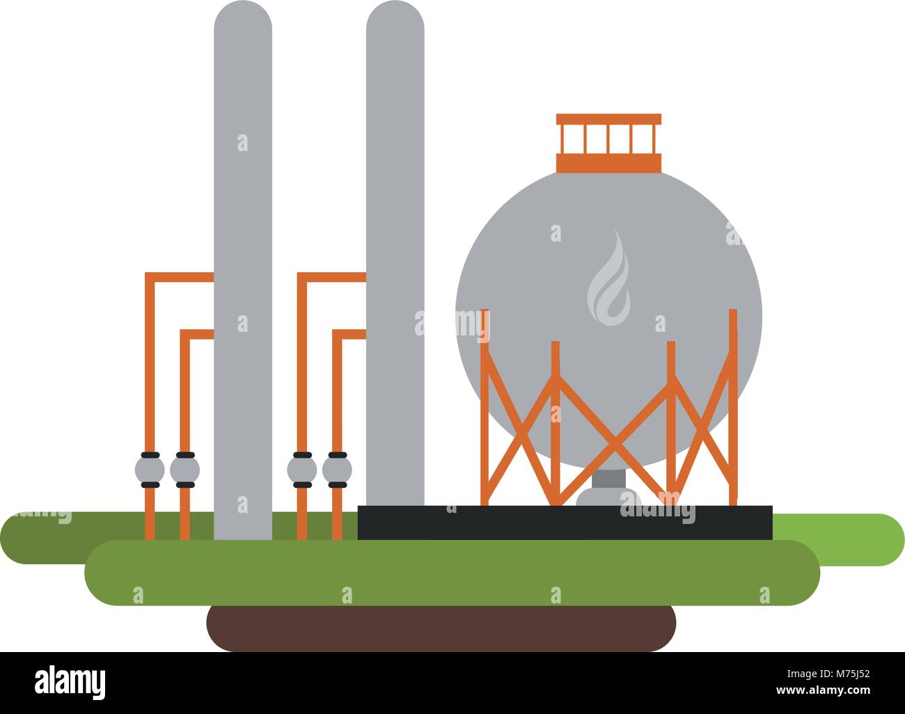 Fuel station pumps Stock Vector Images - Alamy