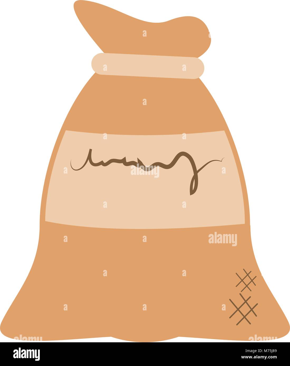 Wheat flour sack vector illustration graphic design Stock Vector Image ...