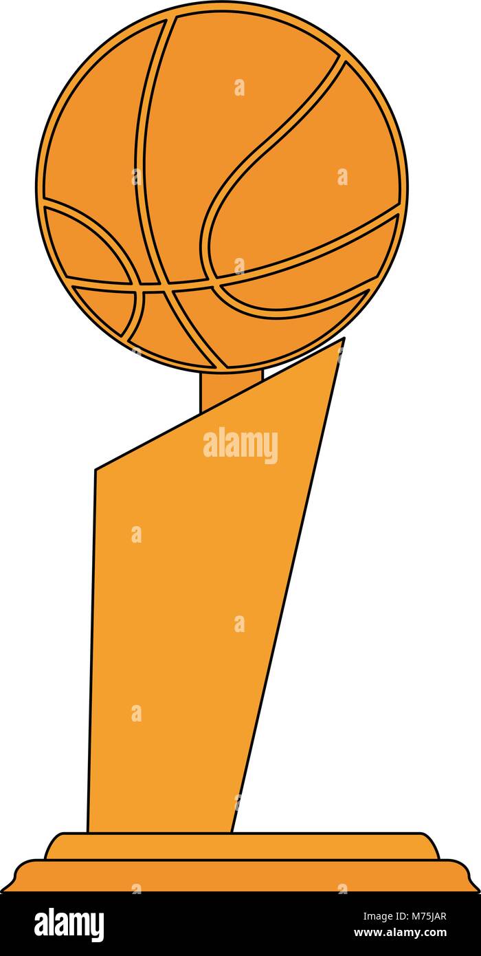 Basketball Trophy Vector