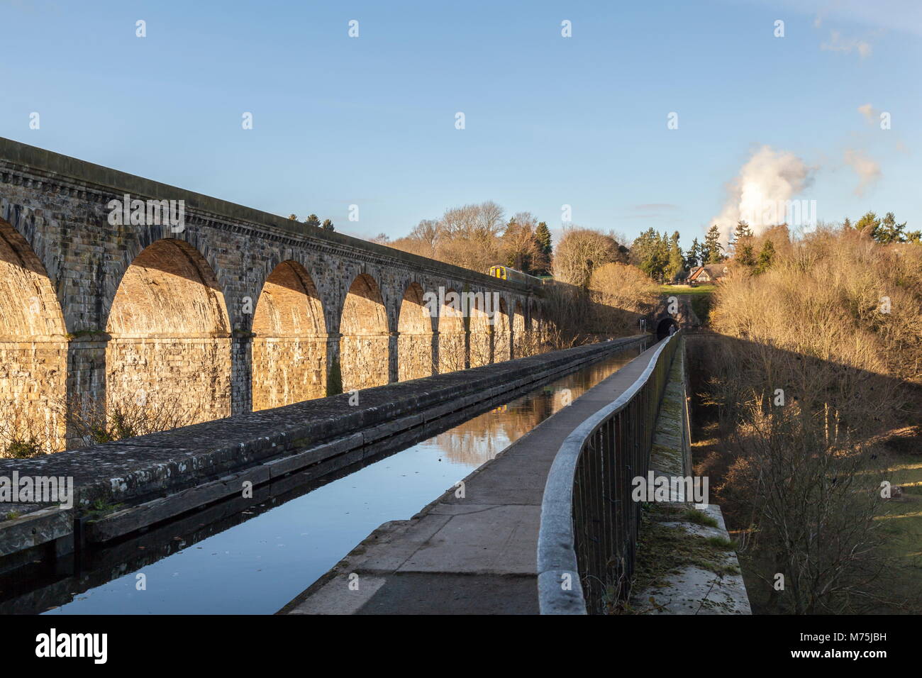 Train crossing a canal hi-res stock photography and images - Alamy