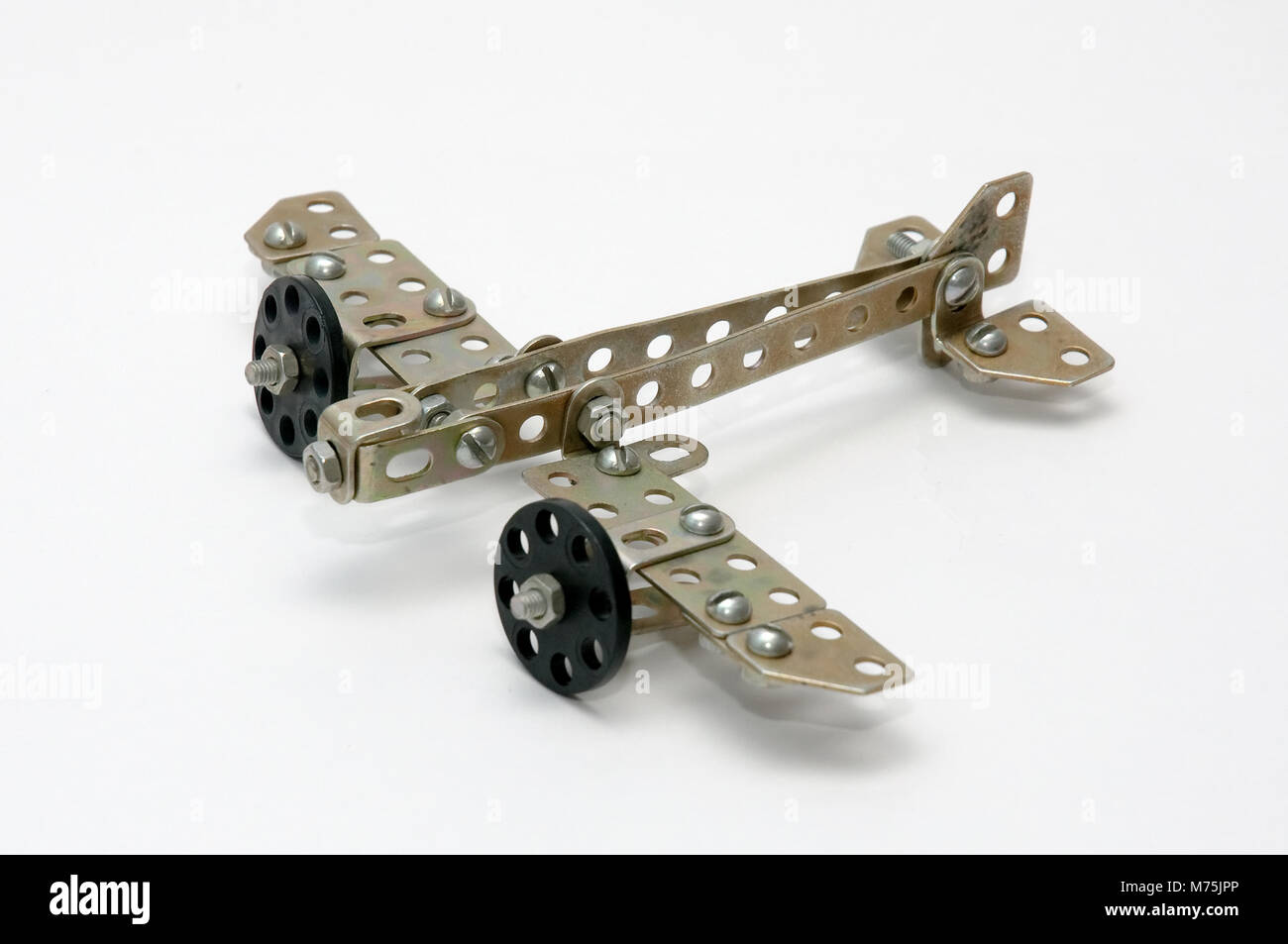 Model aircraft made from metal children's designer Stock Photo - Alamy