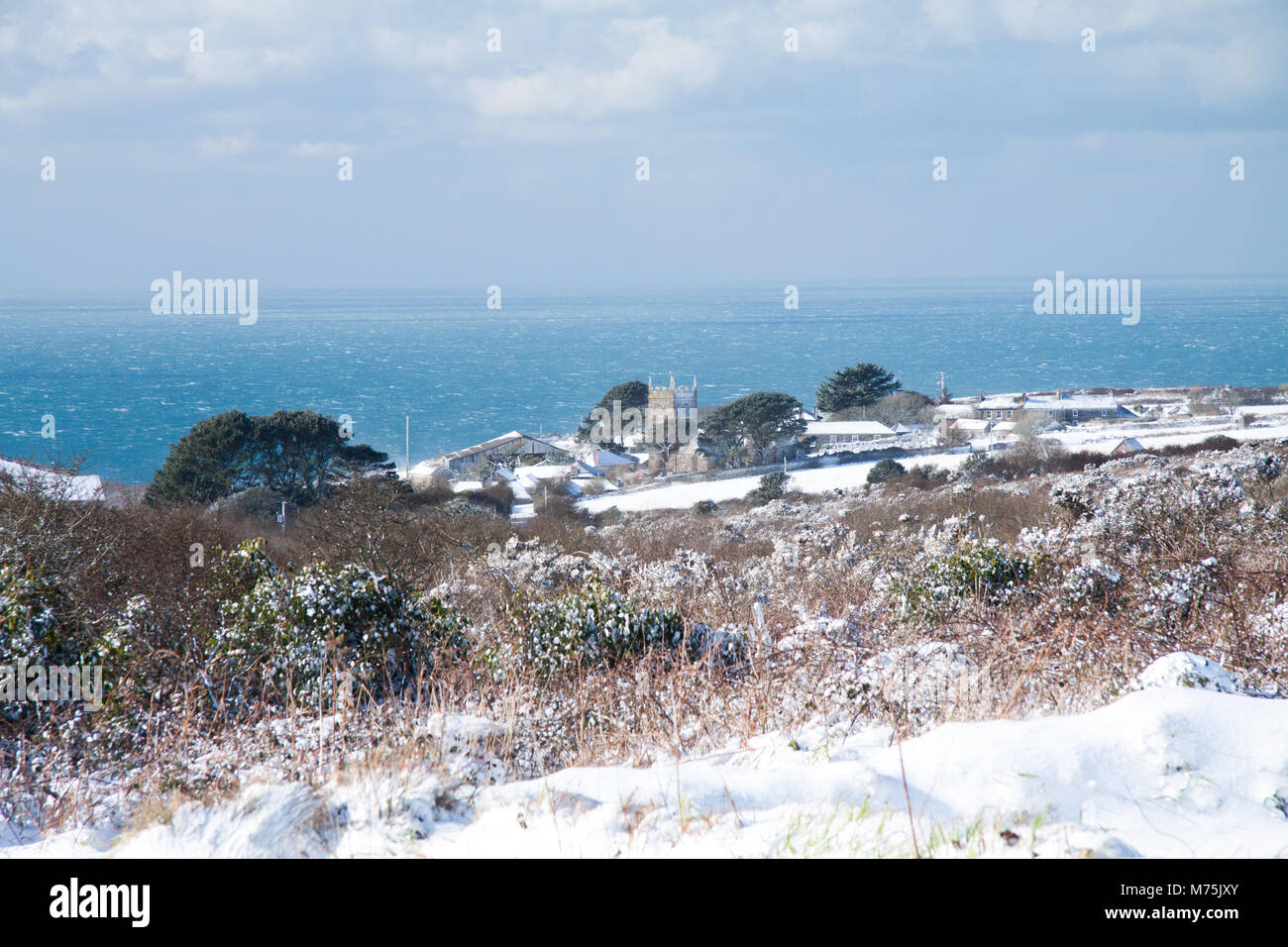 Zennor church, Zennor, Cornwall, UK Stock Photo - Alamy