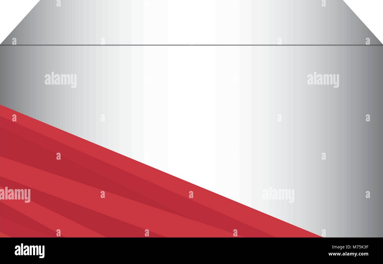 box with red stripes design over white background vector illustration ...