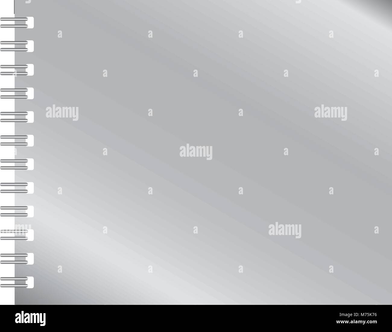 notepad over white background vector illustration icon Stock Vector ...