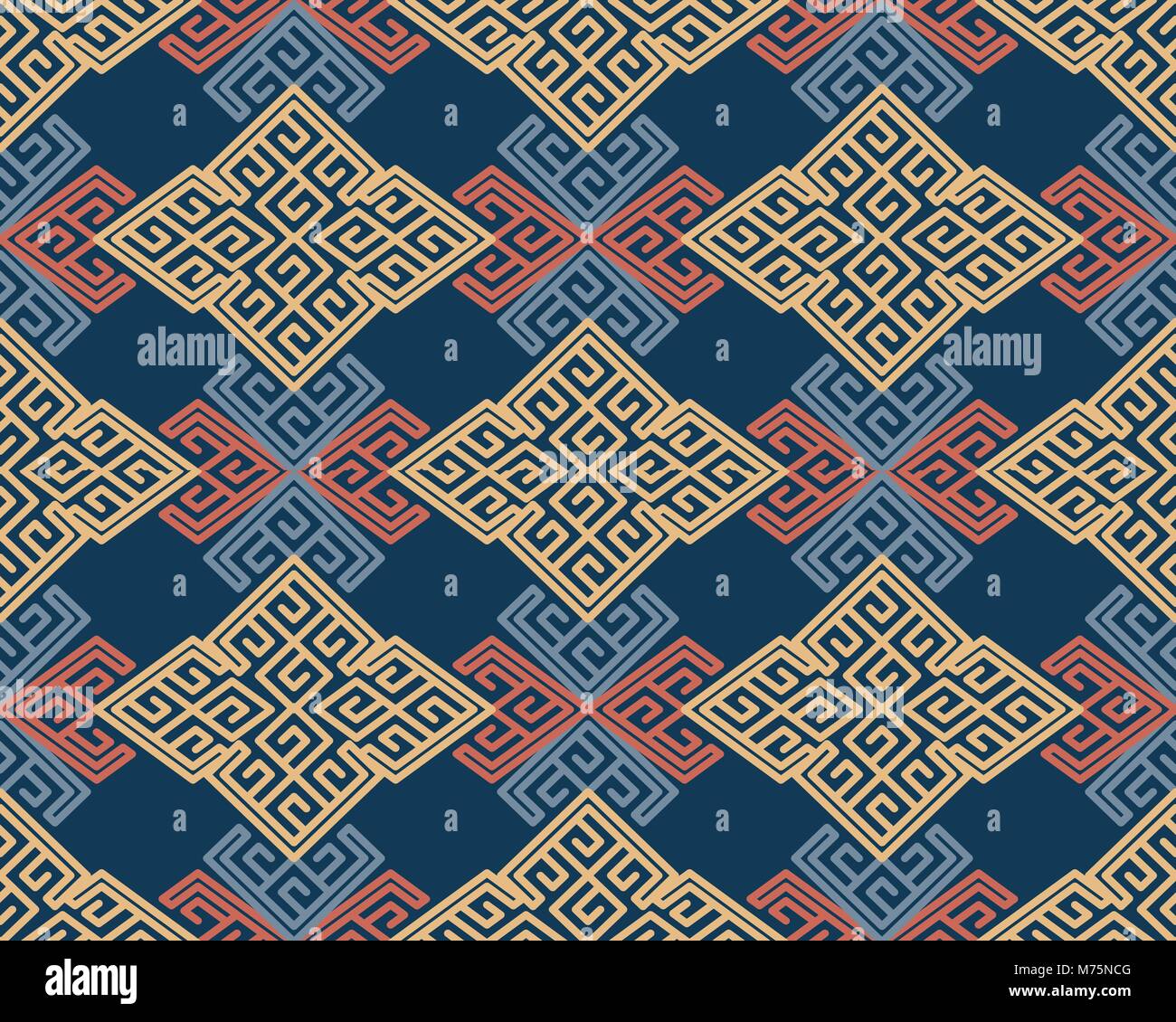 Seamless background southeast Asian retro aboriginal traditional art ...