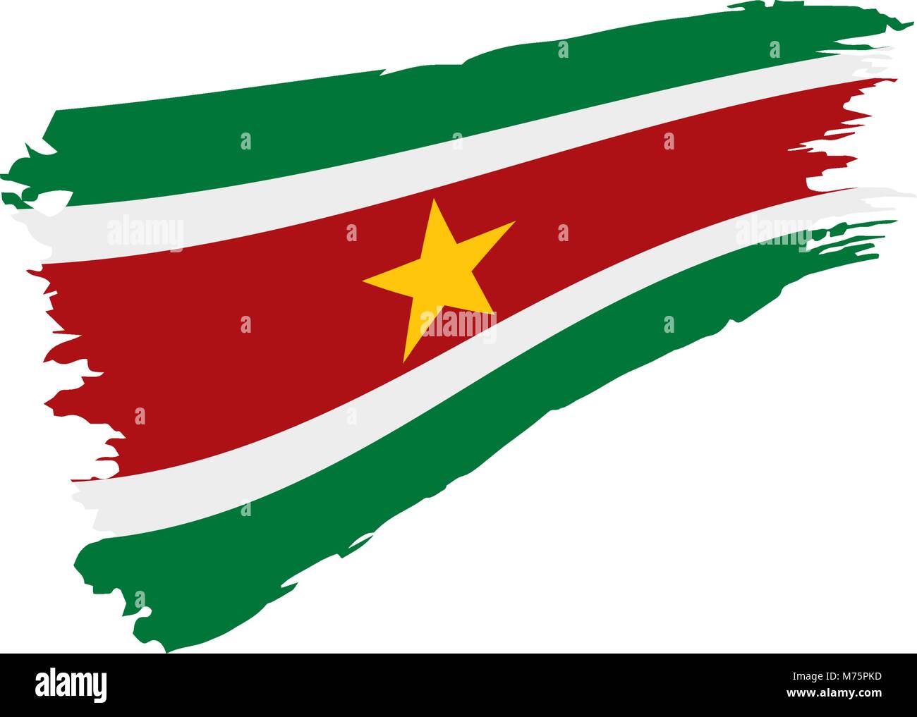 Suriname flag, vector illustration Stock Vector Image & Art - Alamy
