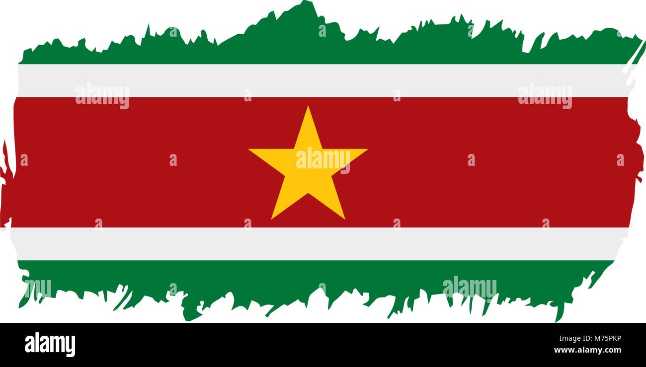 Suriname flag, vector illustration Stock Vector Image & Art - Alamy