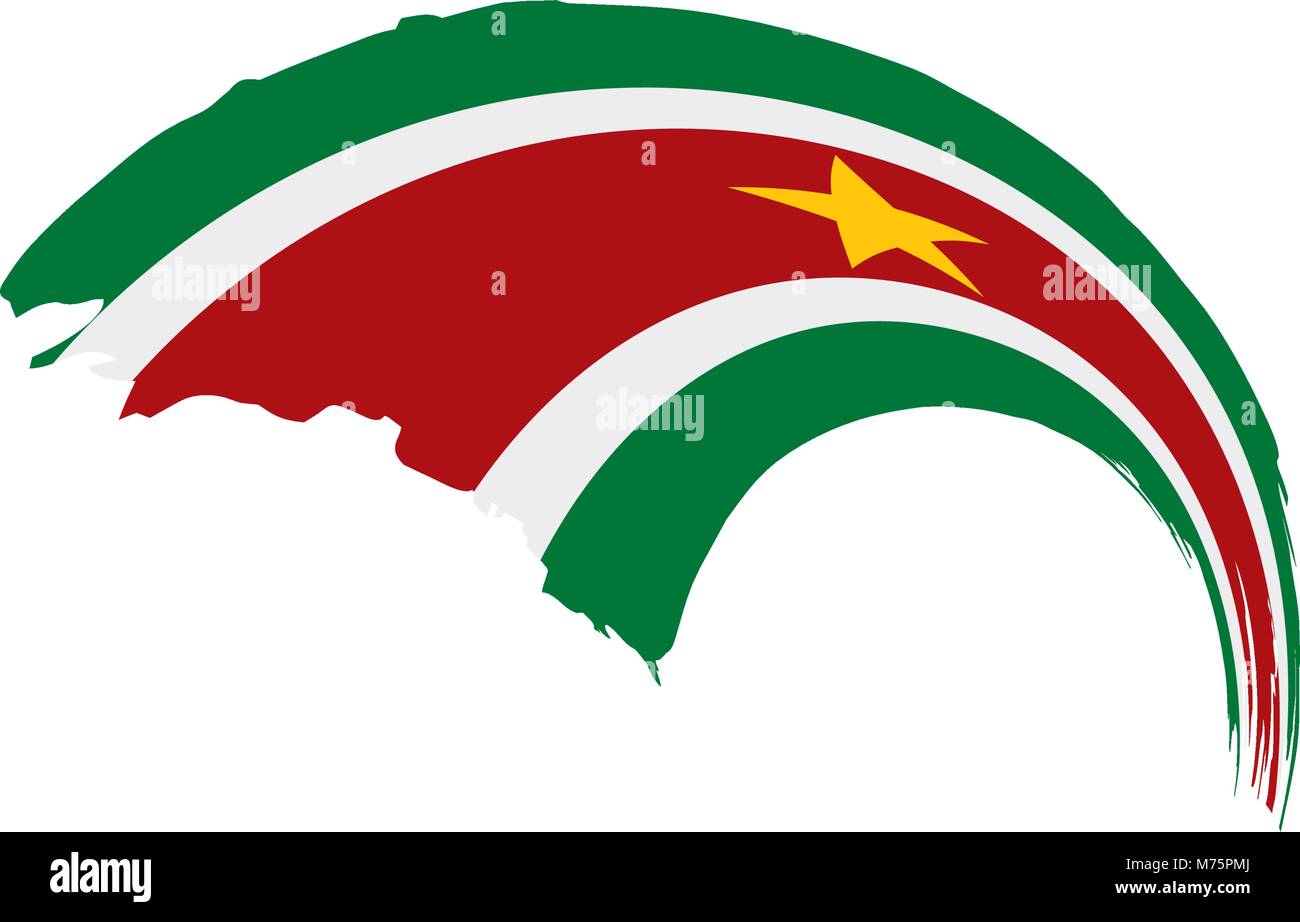 Suriname flag, vector illustration Stock Vector Image & Art - Alamy