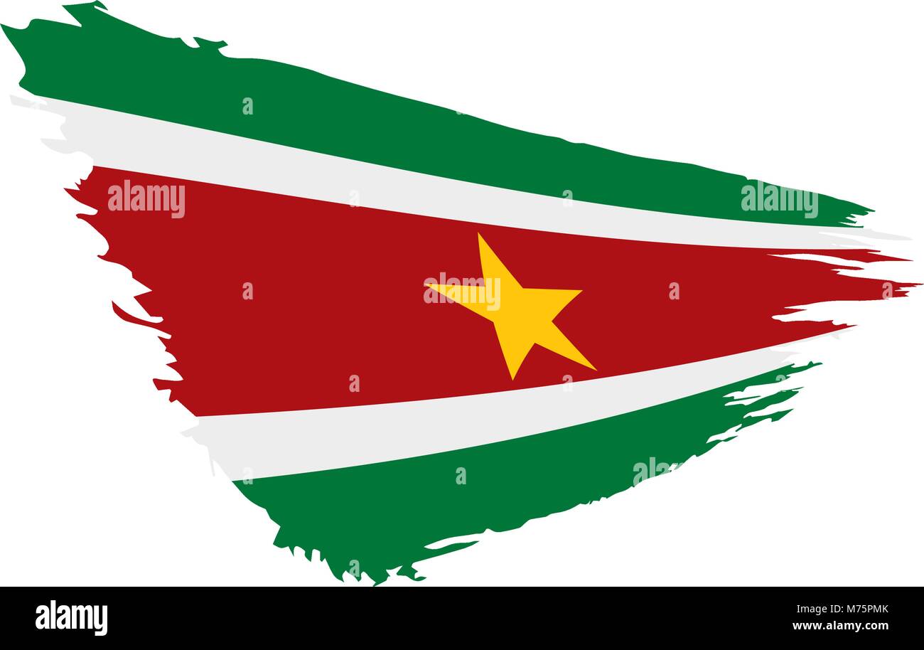 Suriname flag, vector illustration Stock Vector Image & Art - Alamy