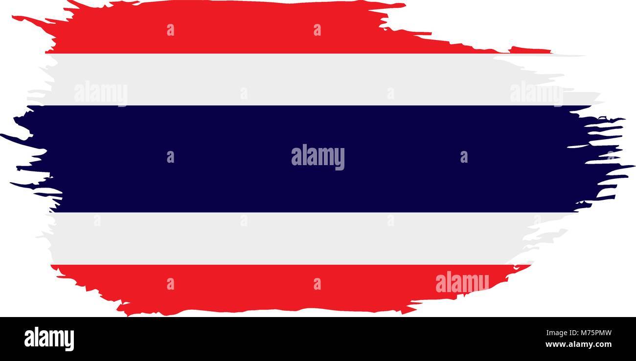 Thailand flag, vector illustration Stock Vector Image & Art - Alamy