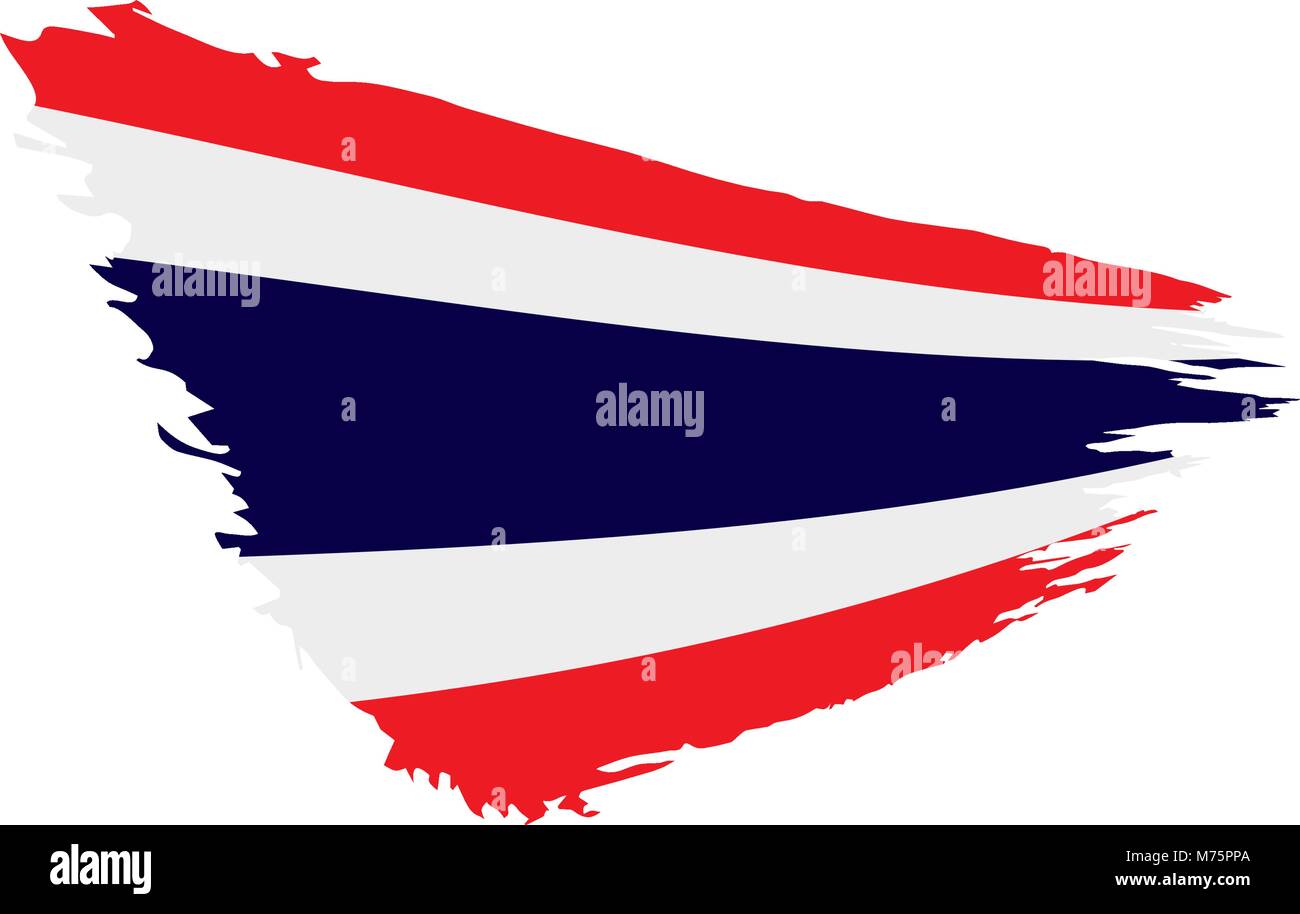 Thailand flag, vector illustration Stock Vector Image & Art - Alamy