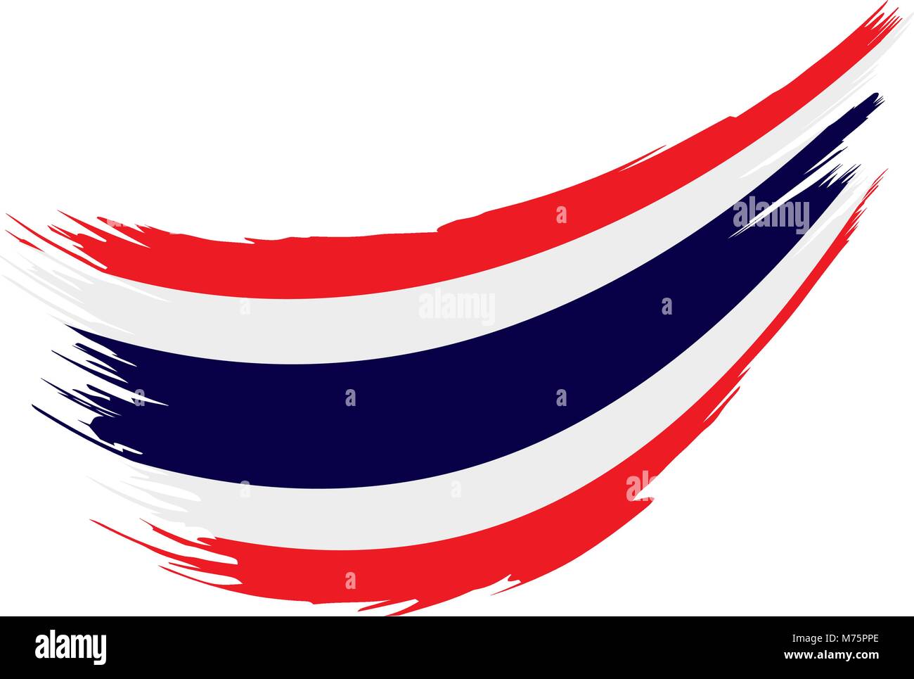 Thailand Flag Vector Illustration Stock Vector Image And Art Alamy