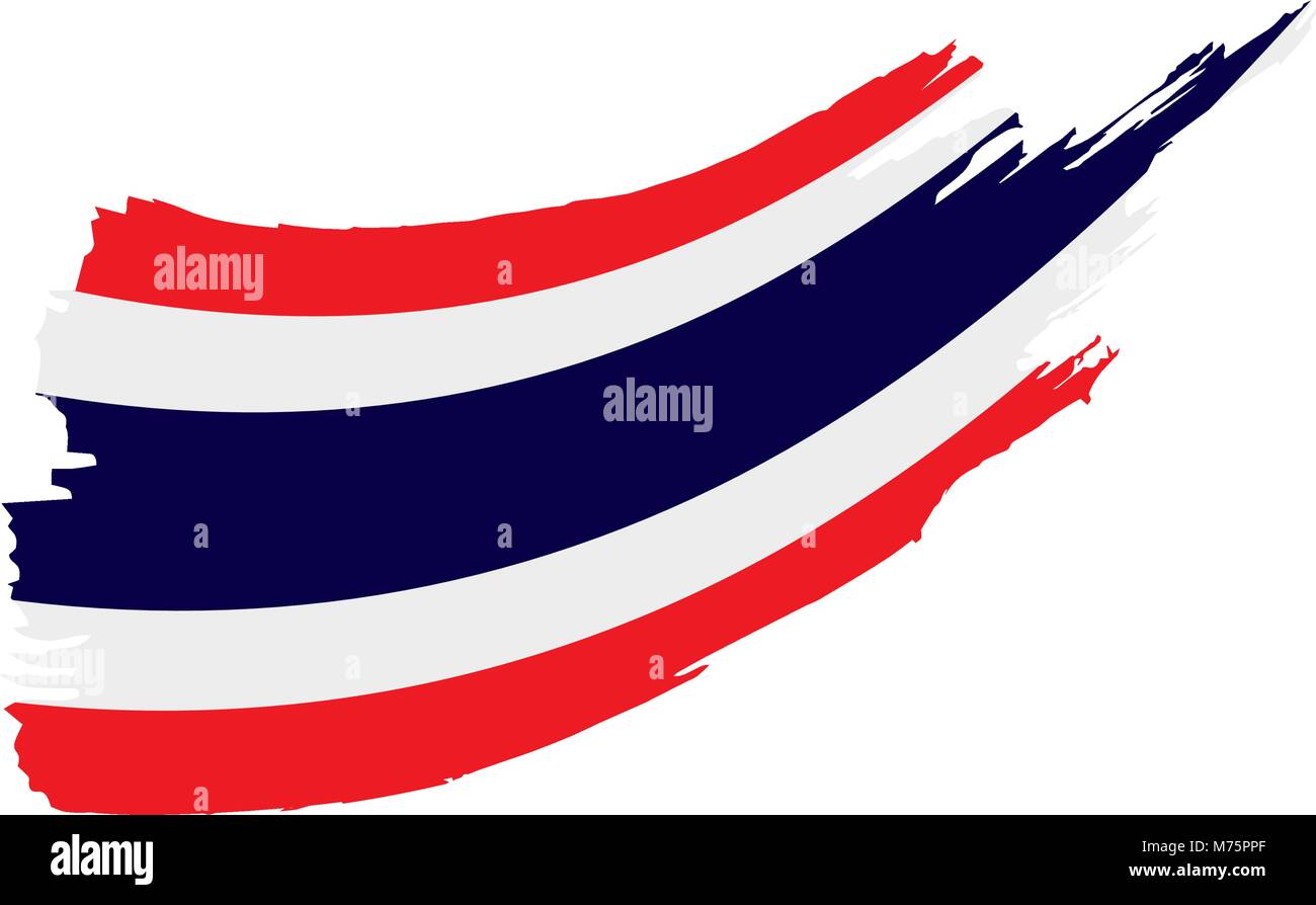 Thailand flag, vector illustration Stock Vector Image & Art - Alamy
