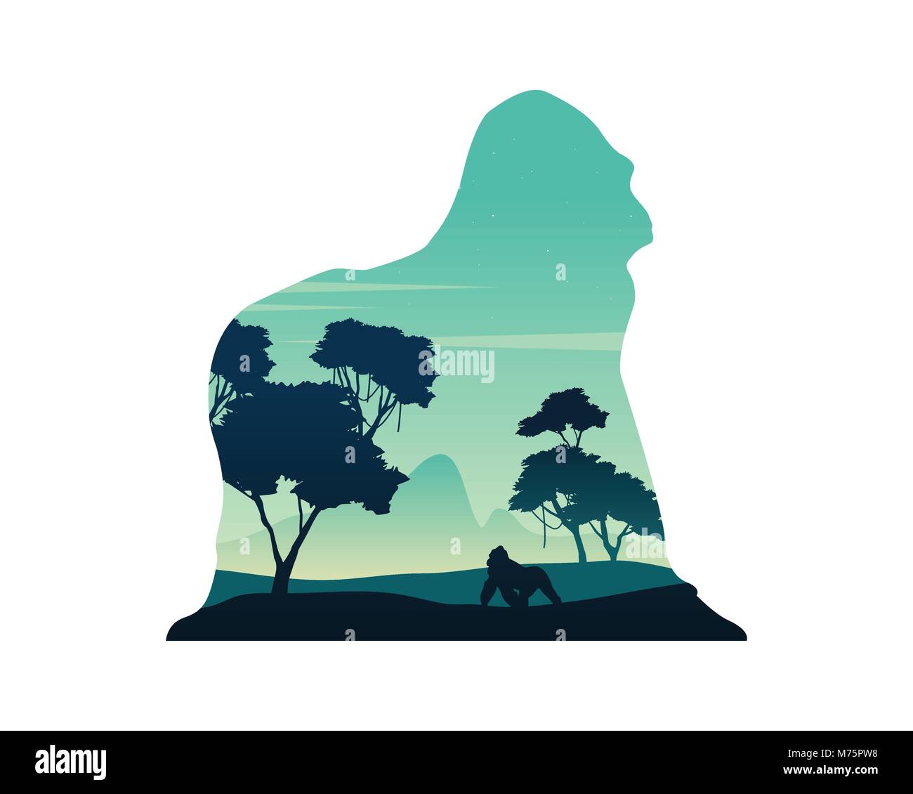 Tree trees branches scenery Cut Out Stock Images & Pictures - Alamy