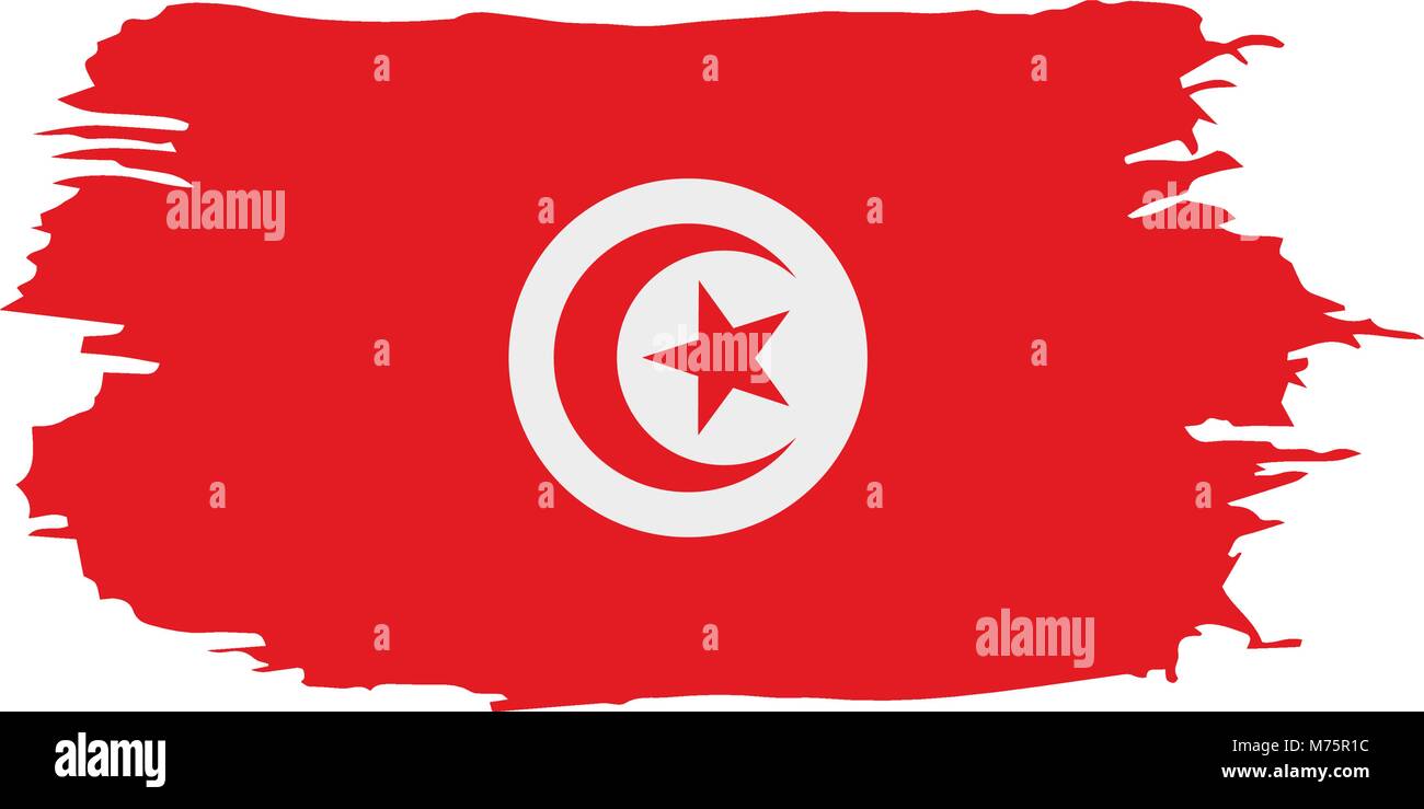 Tunisia flag, vector illustration Stock Vector Image & Art - Alamy