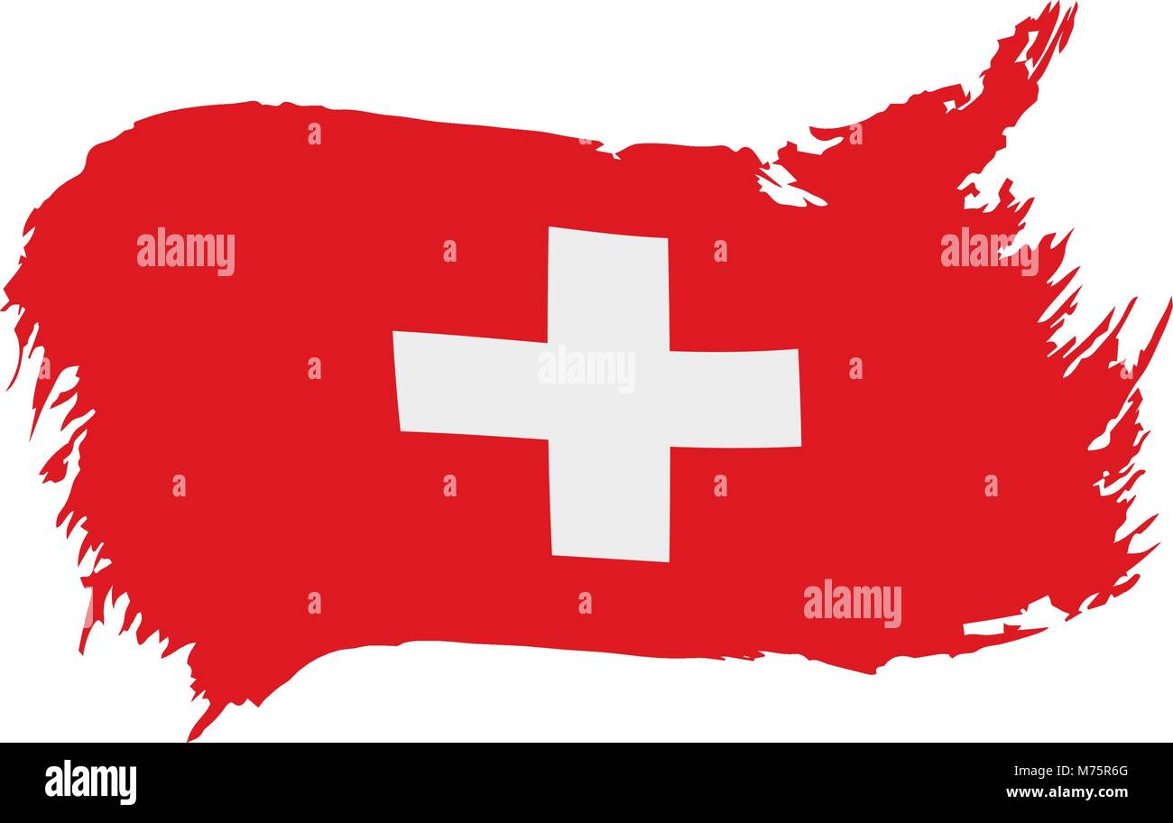 Switzerland flag, vector illustration Stock Vector Image & Art - Alamy