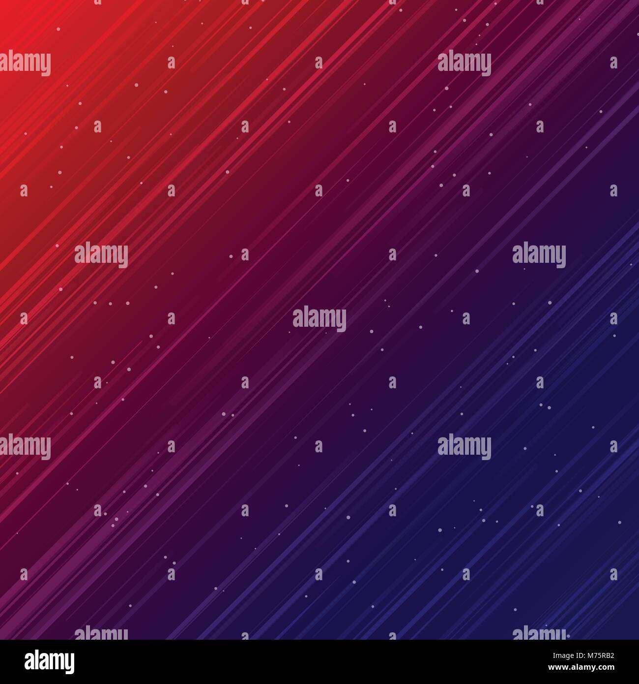 Abstract technology red and blue laser rays light and lighting effects ...
