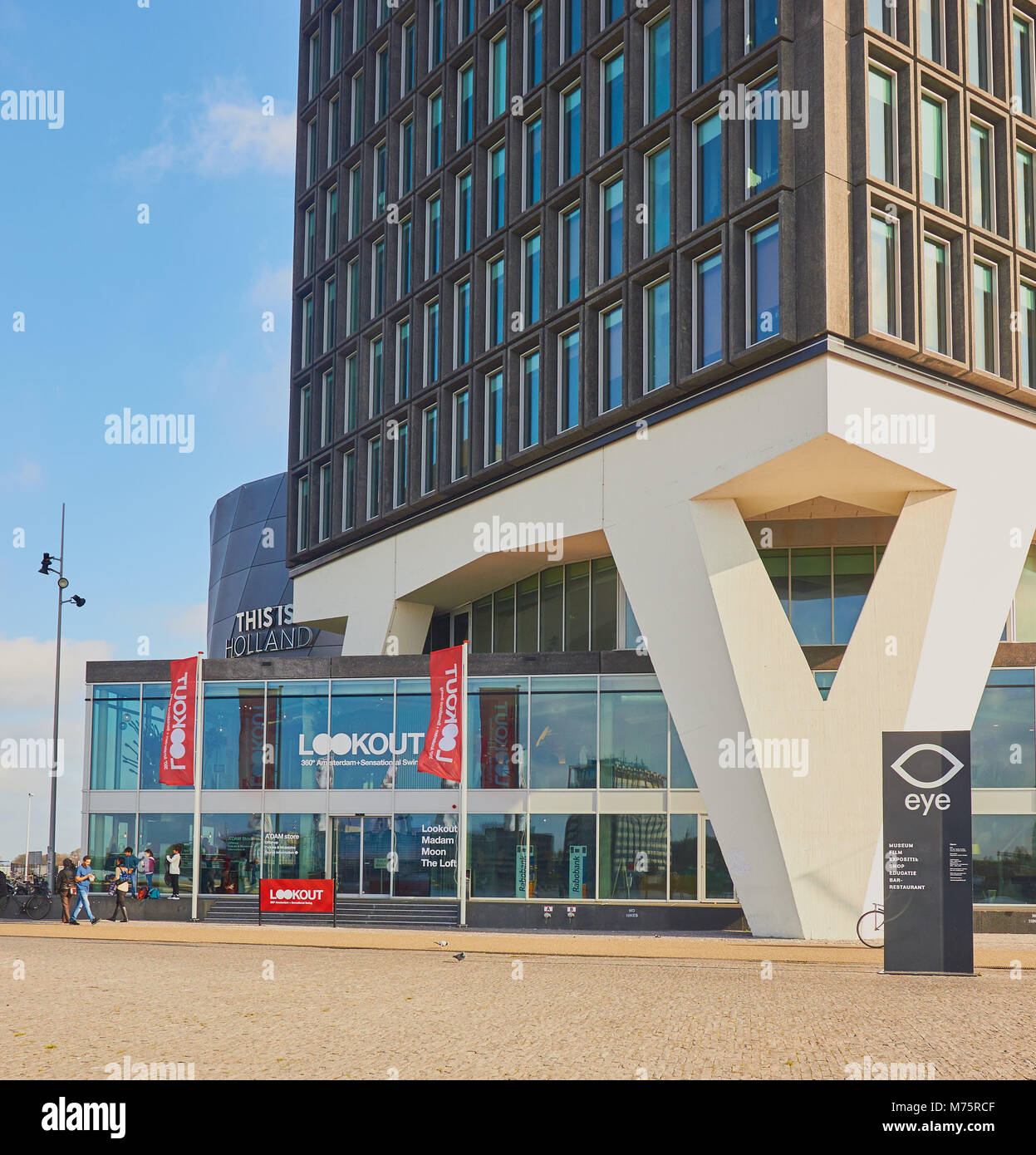 A'dam Toren where the A'dam Lookout observation deck is located ...