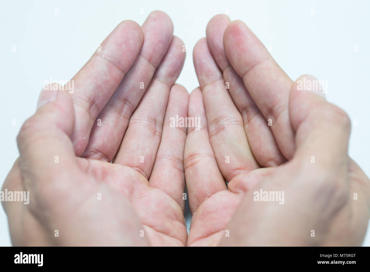 Open hands begging help hi-res stock photography and images - Alamy