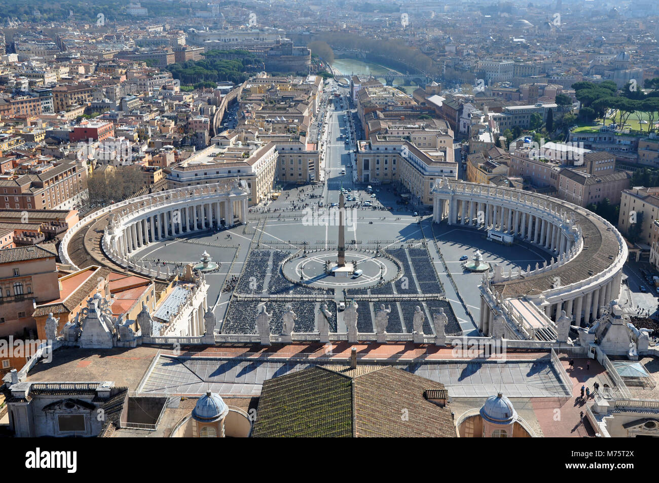Vatican city aerial view basilica hi-res stock photography and images ...