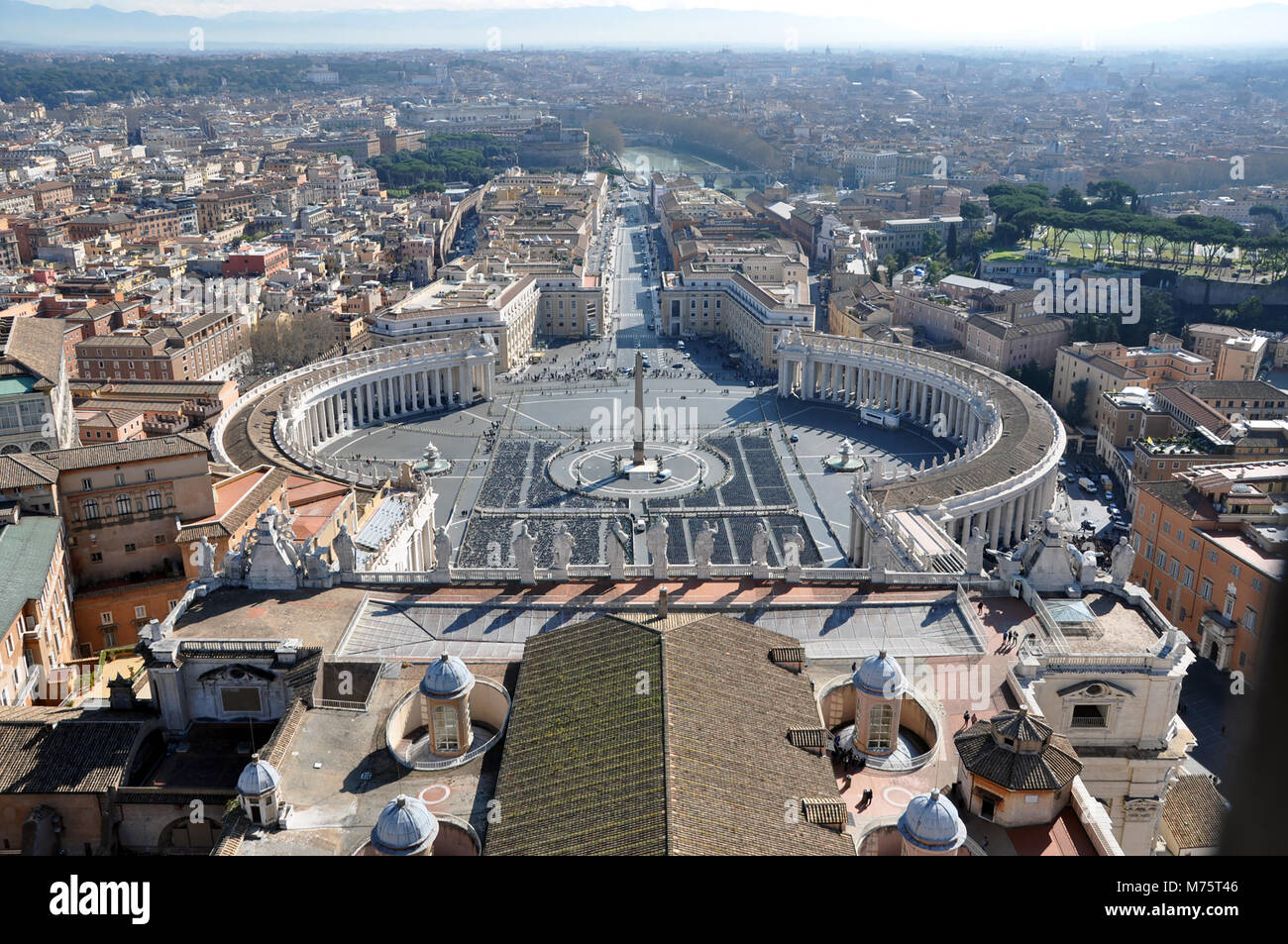 Vatican city aerial view basilica hi-res stock photography and images ...