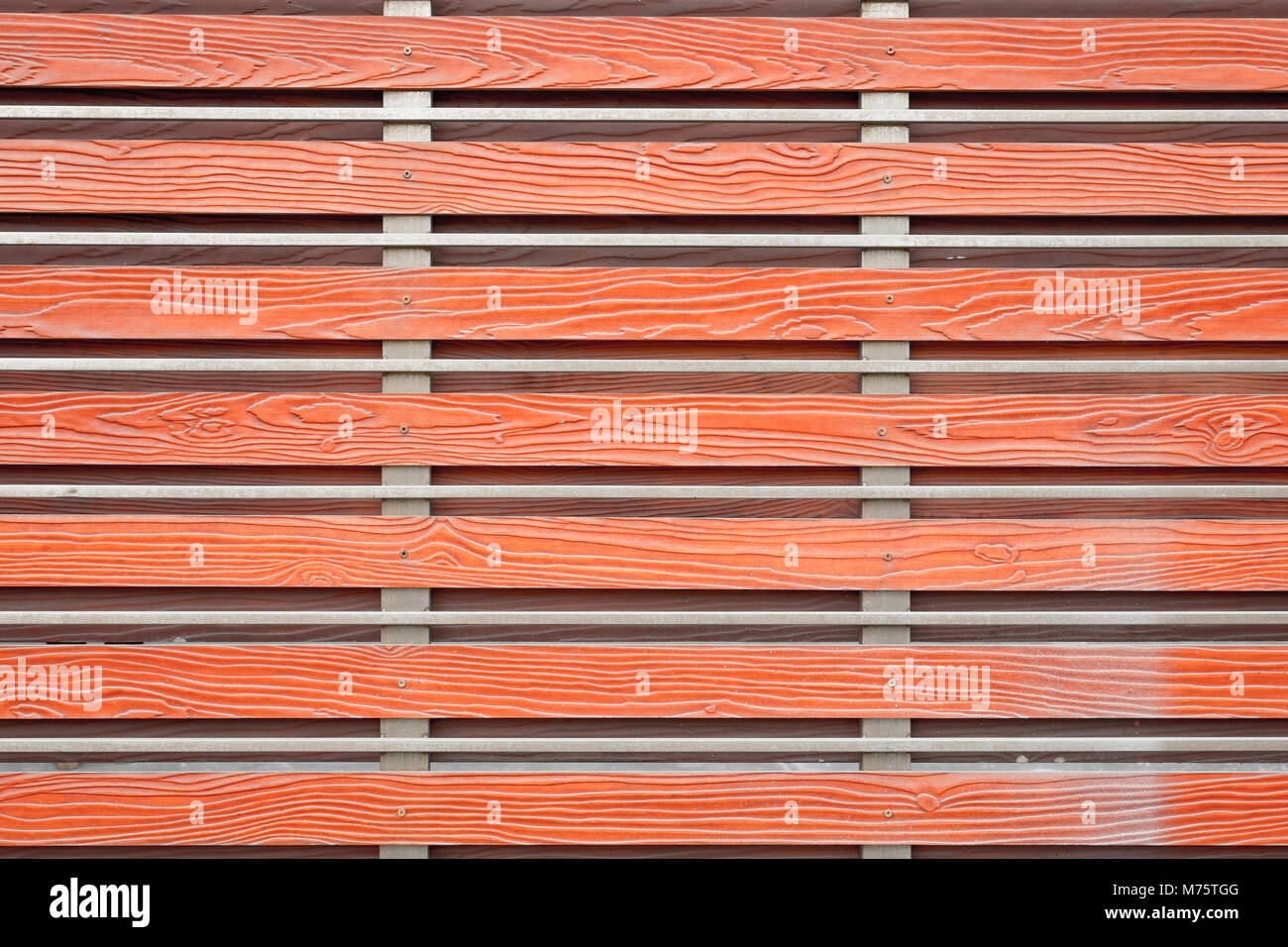 Modern style wooden gate texture as background Stock Photo - Alamy