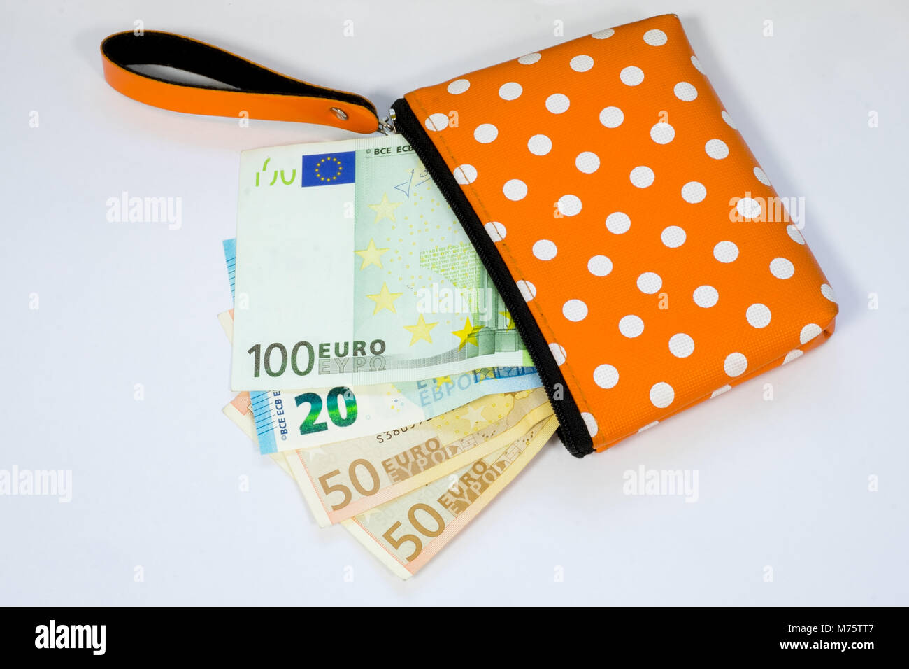 Orange and white purse hi-res stock photography and images - Alamy