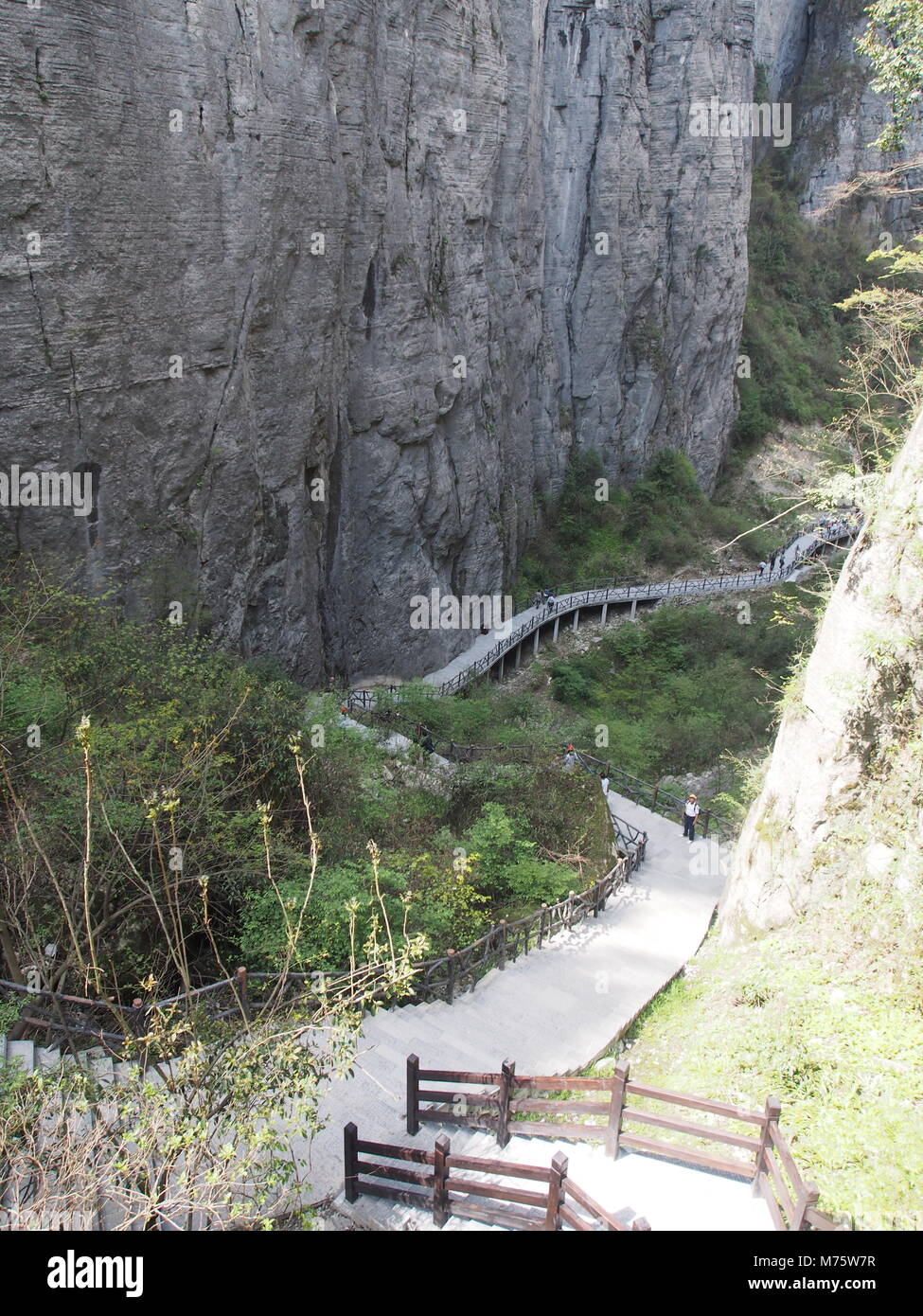 Enshi China Grand Canyon. Travel in Hubei Province, Enshi City, China ...