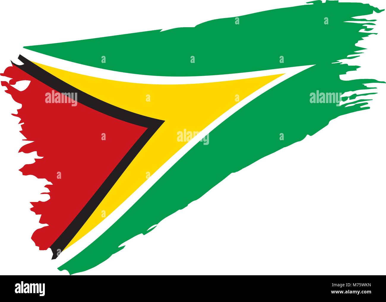 Guyana flag, vector illustration Stock Vector Image & Art - Alamy