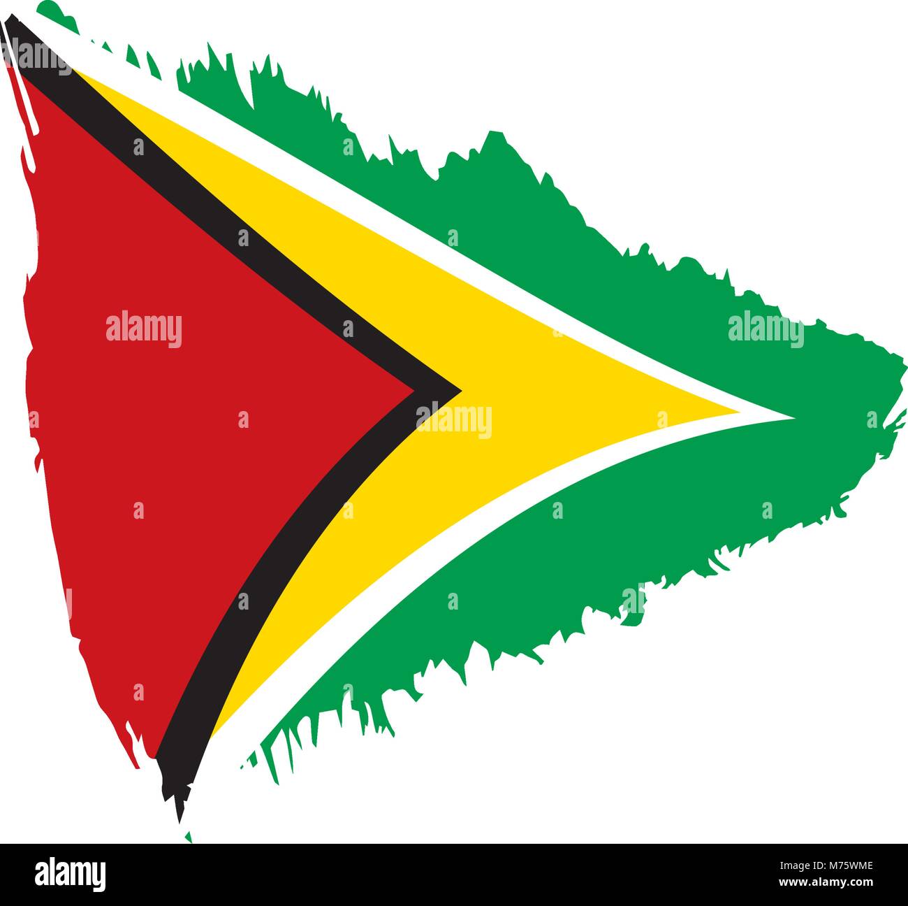 Guyana flag, vector illustration Stock Vector Image & Art - Alamy
