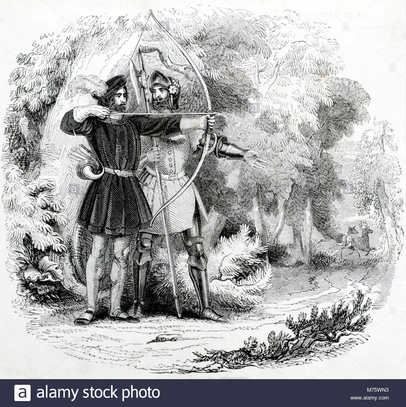 Robin hood illustration hi-res stock photography and images - Alamy