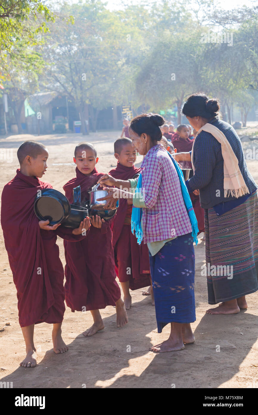 Buddhist monks alms bowl hi-res stock photography and images - Alamy