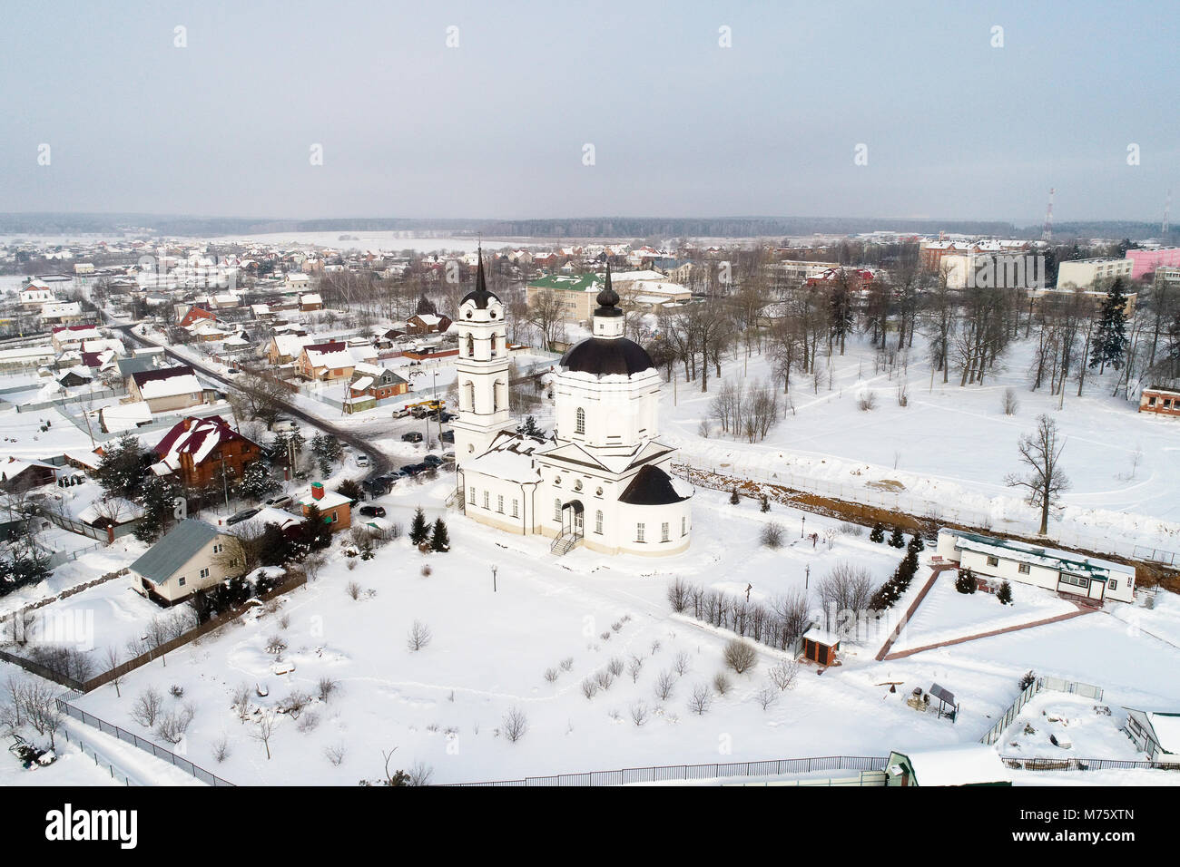 The Church Of Saint Nicholas in Village Klyonovo, Podolsk district ...