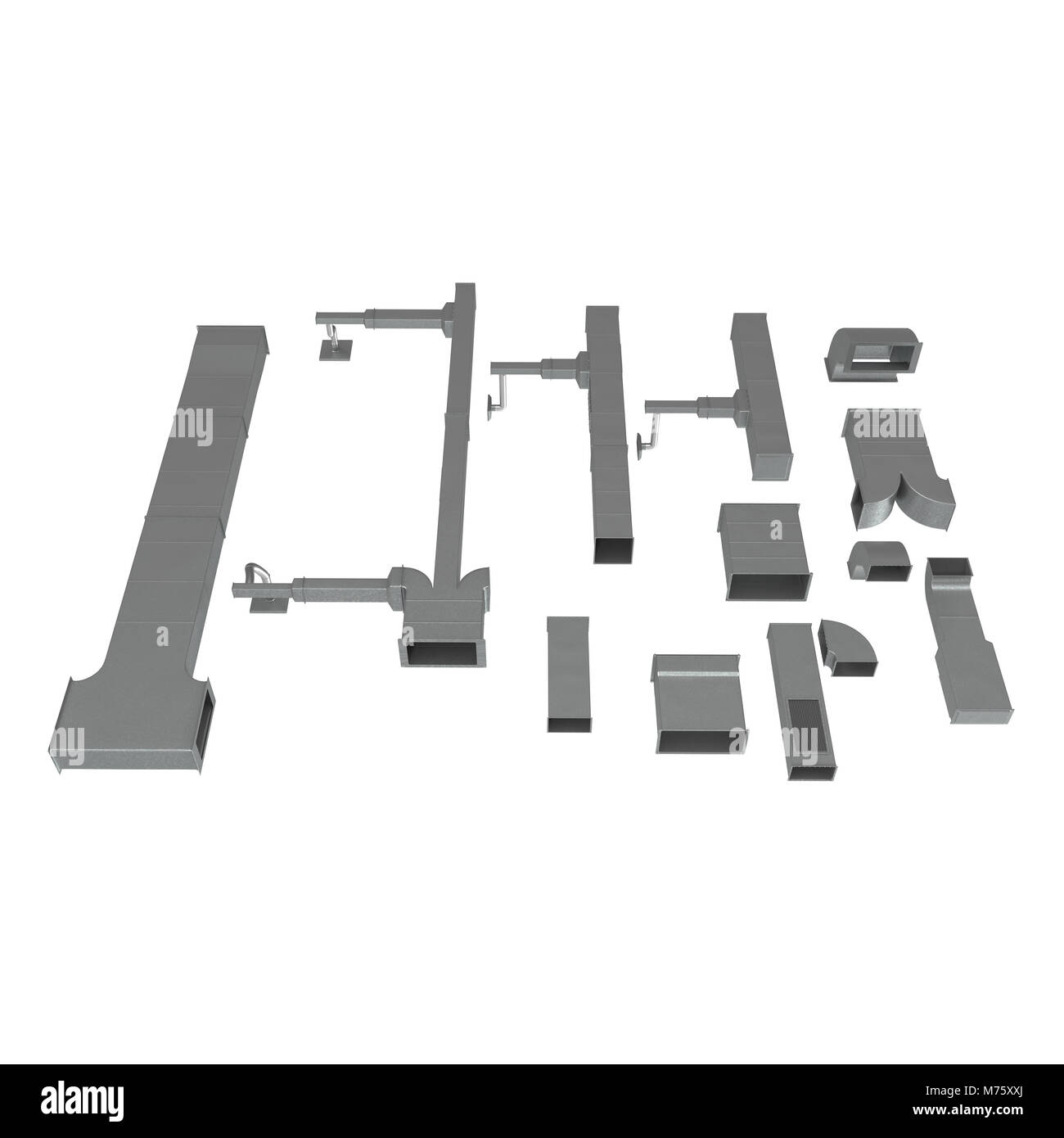 Air conditioner duct Cut Out Stock Images & Pictures - Alamy