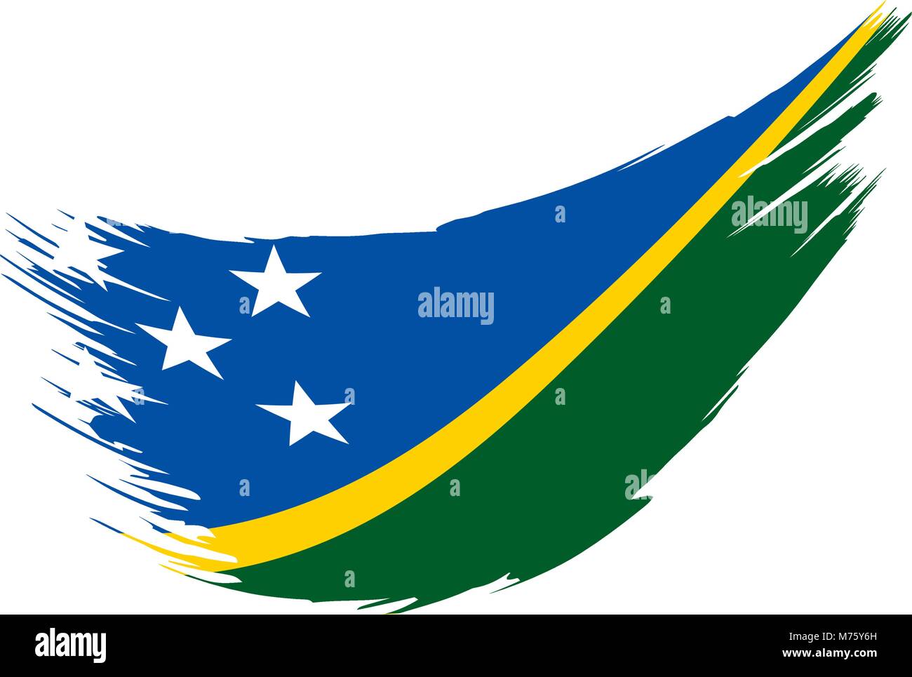 Solomon Islands flag, vector illustration Stock Vector Image & Art - Alamy