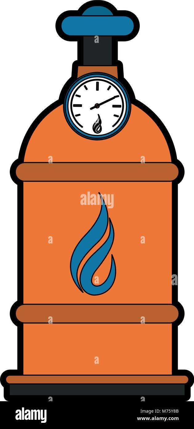 Natural Gas Cylinder Vector Illustration Graphic Design Stock Vector Image And Art Alamy