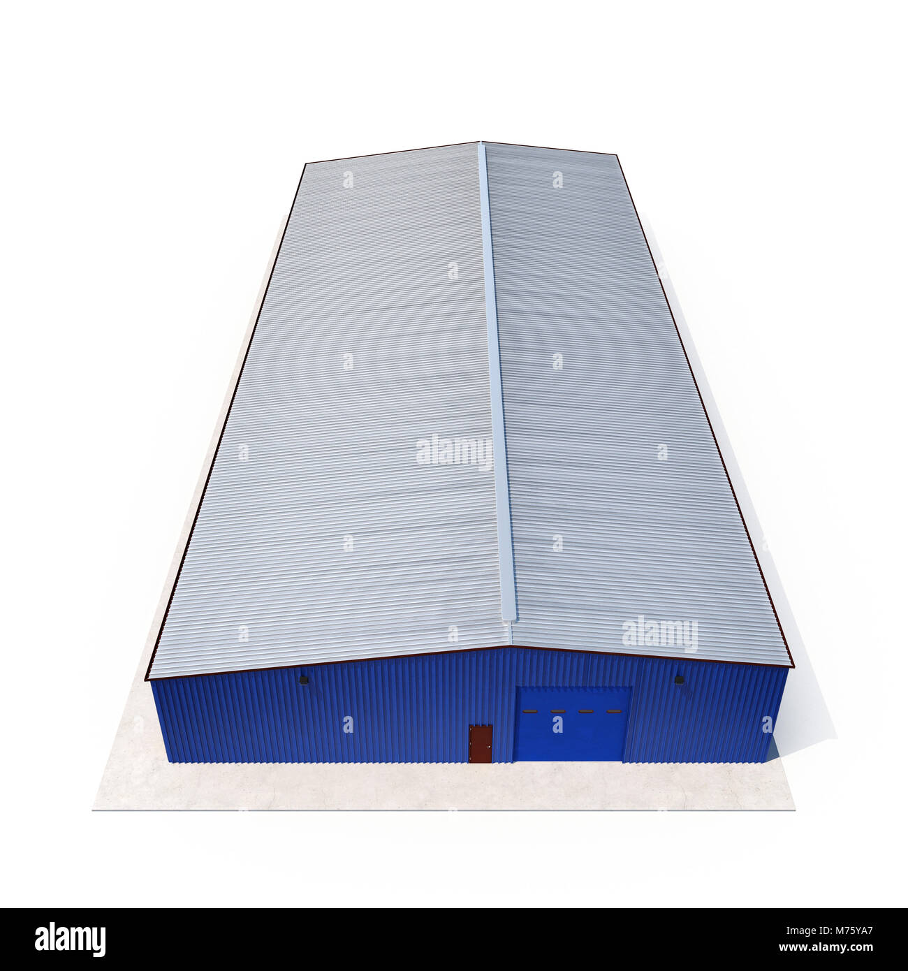 White wall storehouse Cut Out Stock Images & Pictures - Alamy