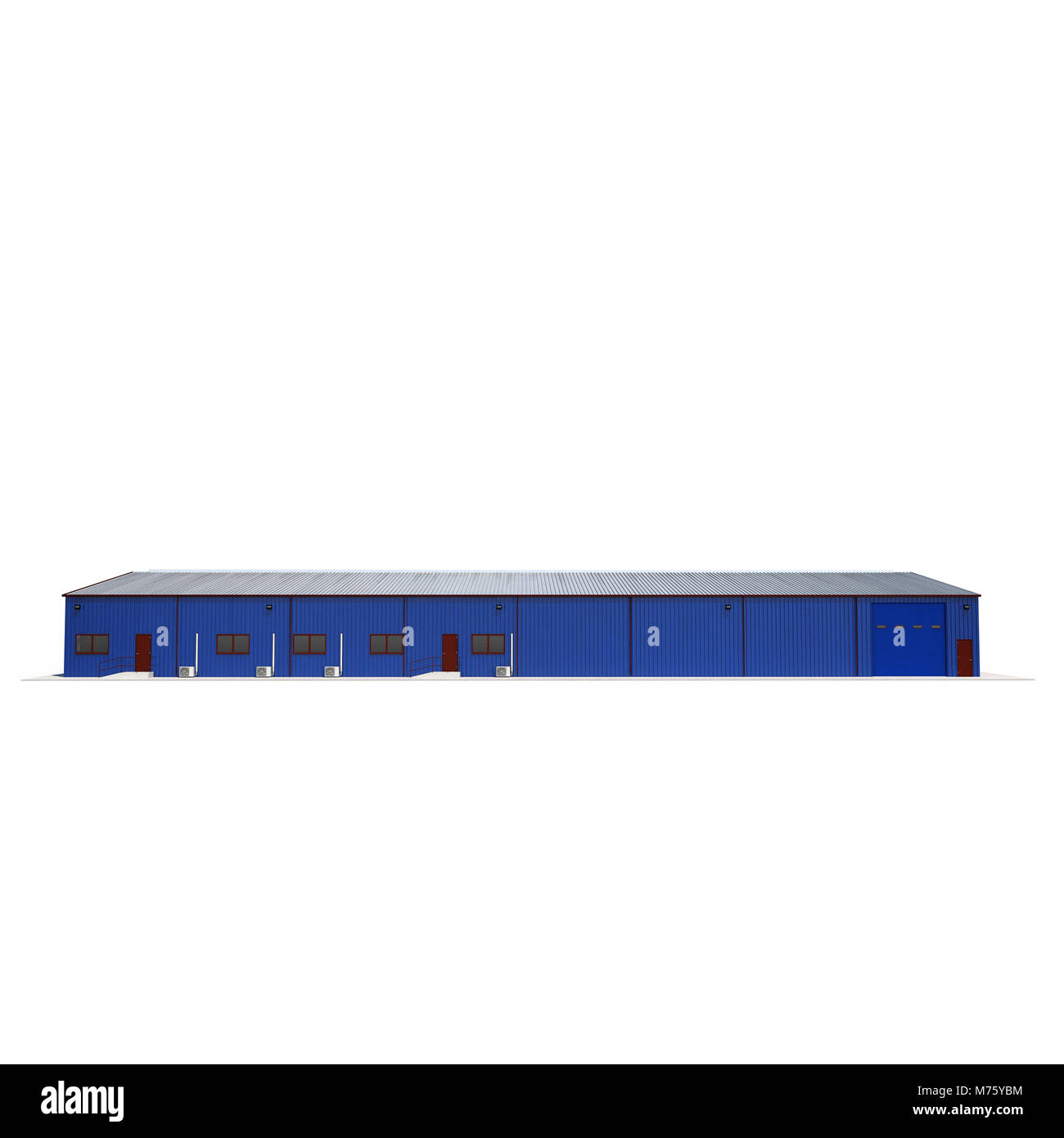 White wall storehouse Cut Out Stock Images & Pictures - Alamy