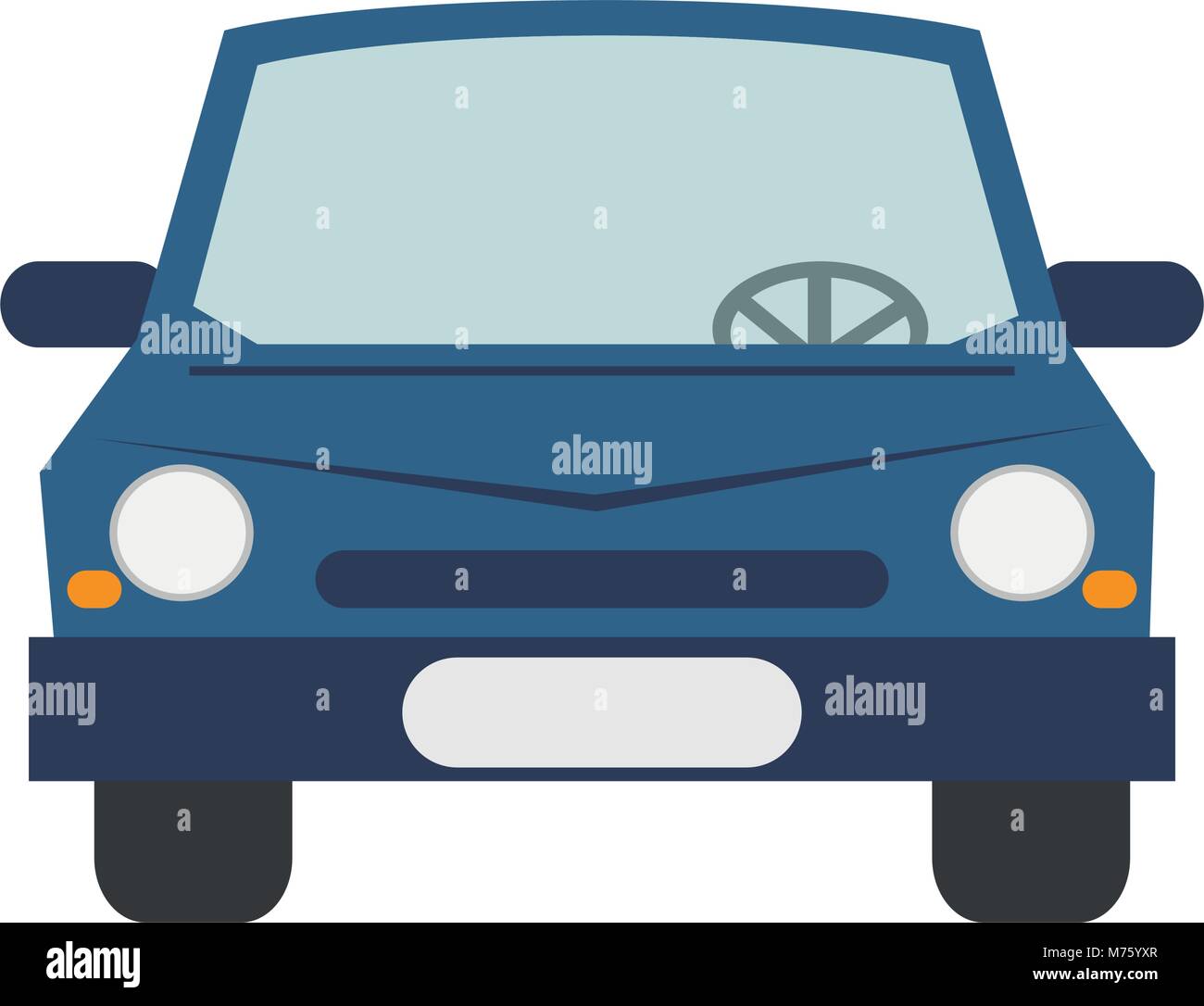 Car vehicle frontview vector illustration graphic design Stock Vector ...